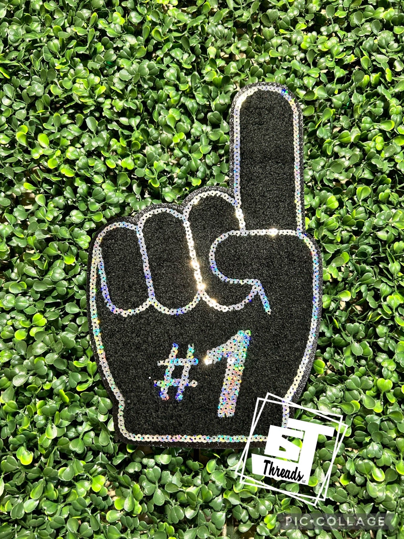 #1 Foam Finger....Patches Only – 6J Wholesale